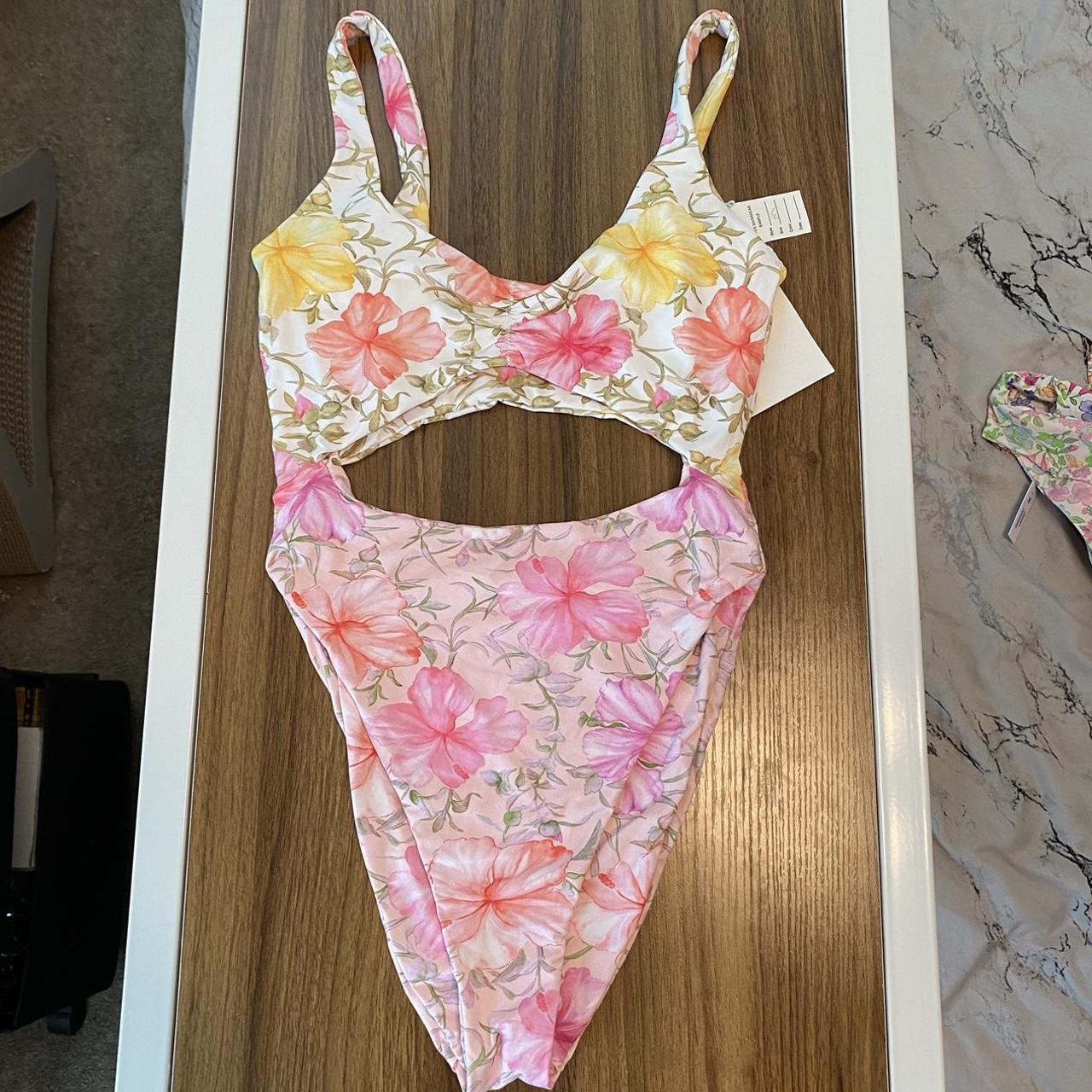 LoveShackFancy Women's multi Swimsuit-one-piece | Depop