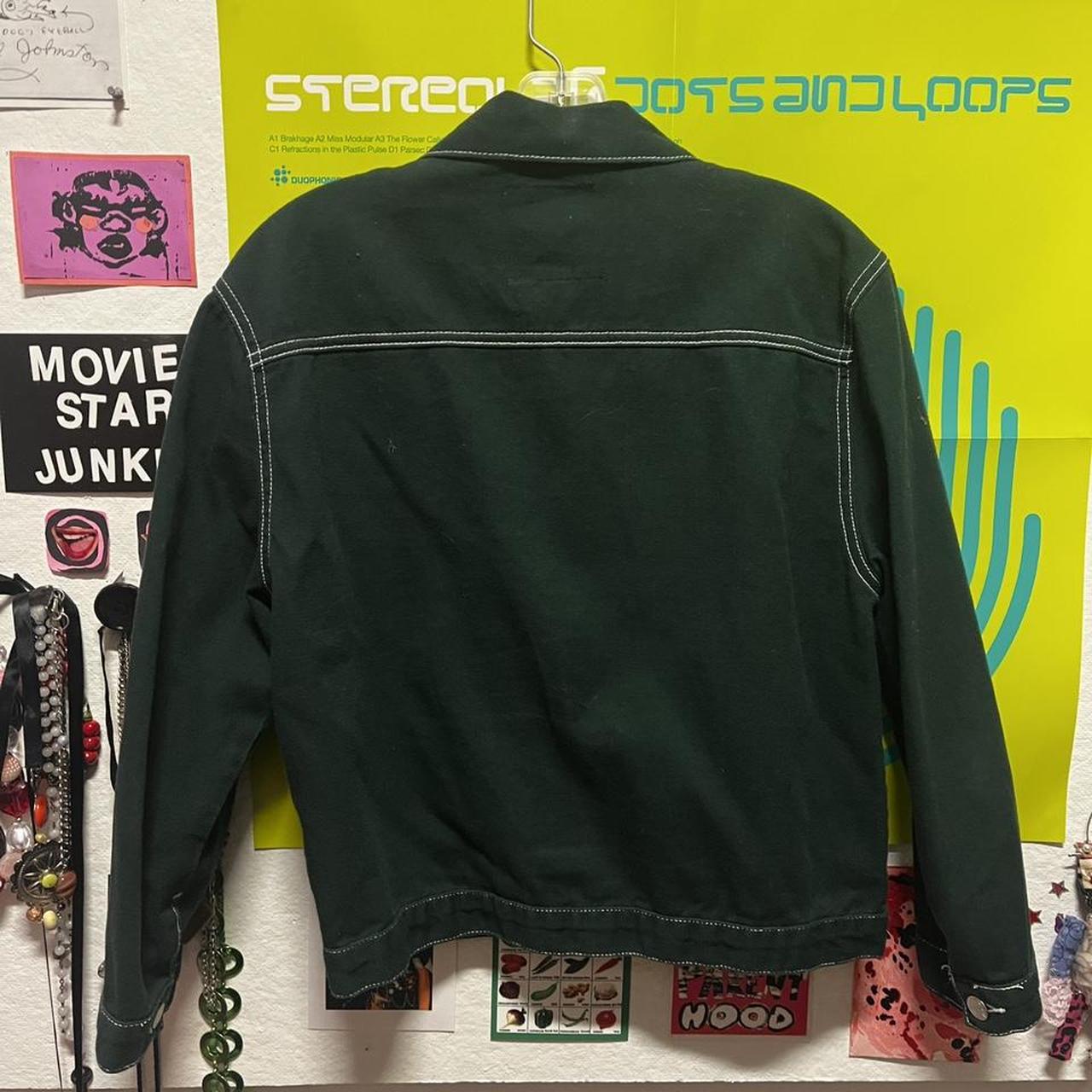 Unif green button up size medium! - Depop