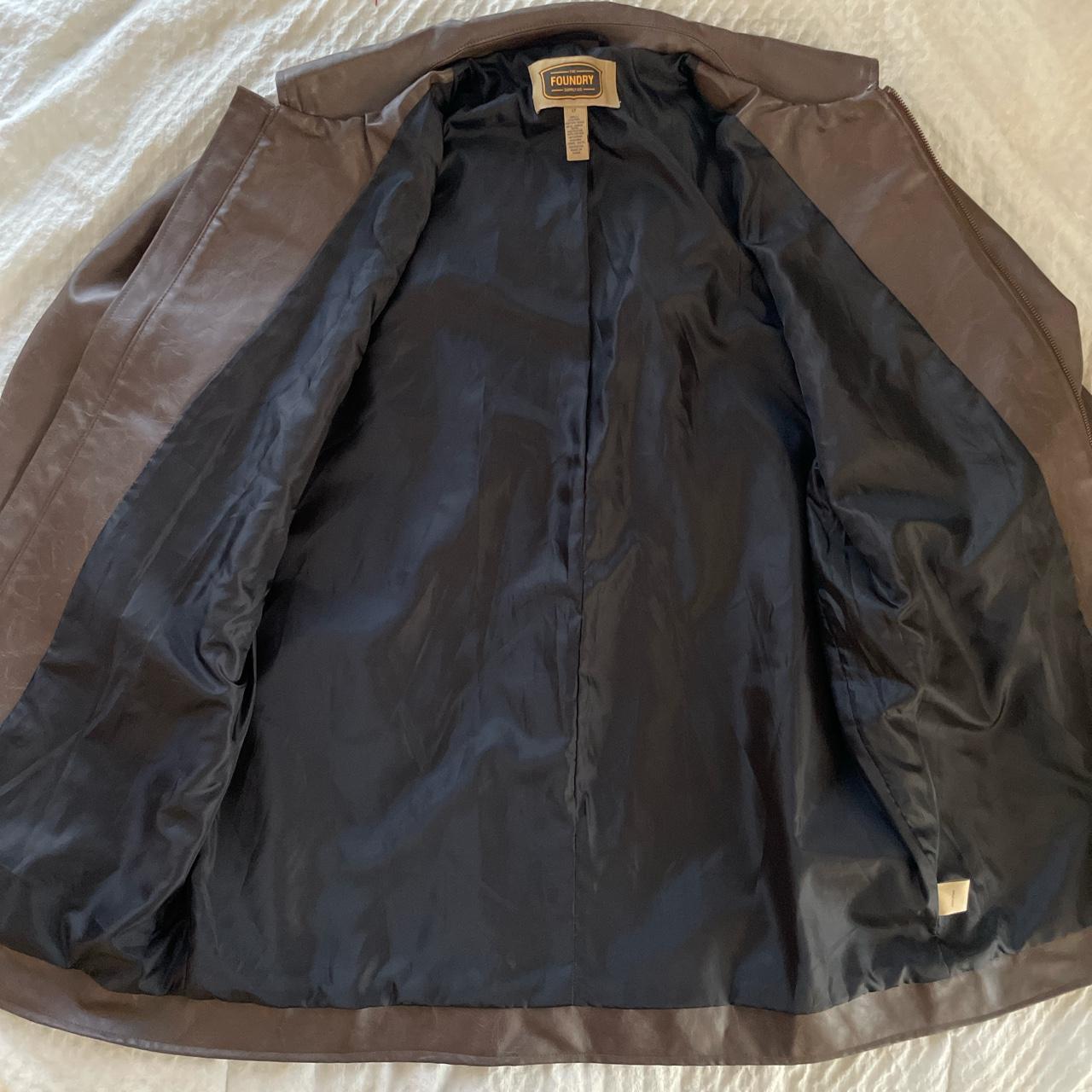 Vintage brown leather... - Depop