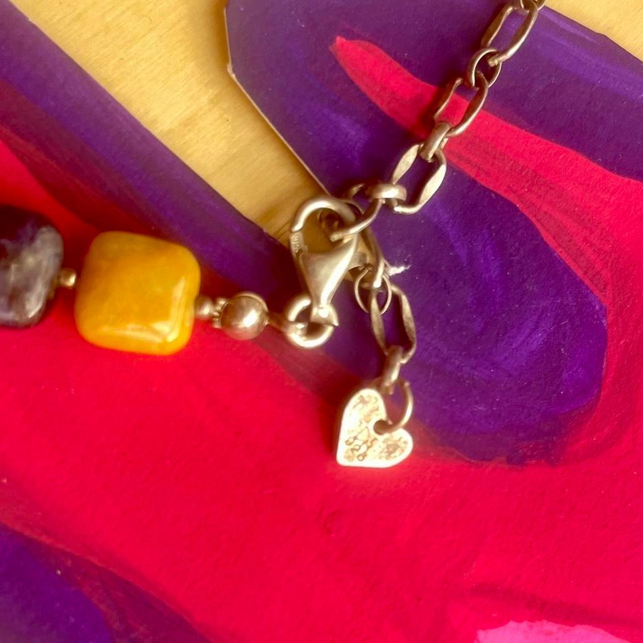 Nolan Miller multicolor agate & assorted gemstone... - Depop