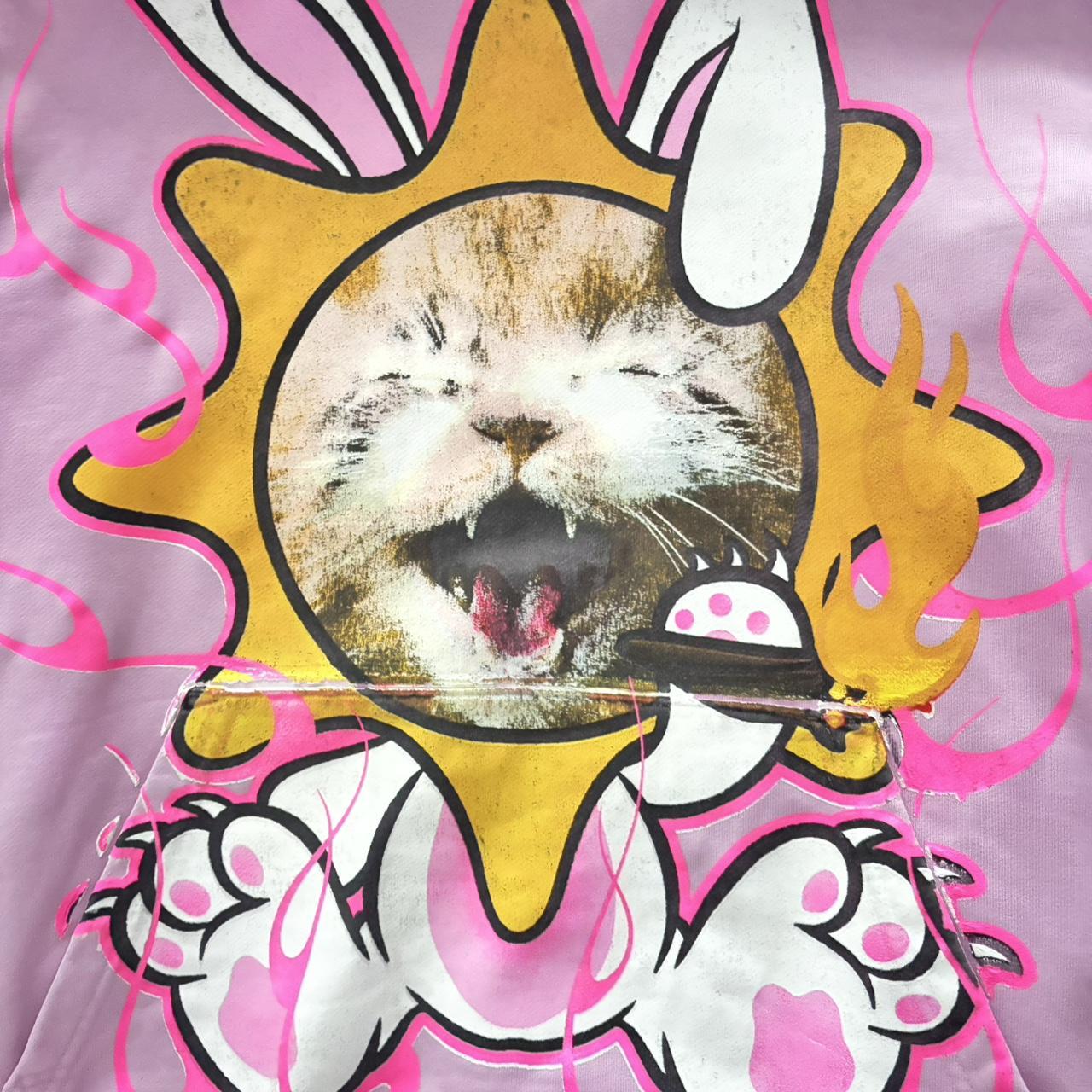 Che merch, just a pink hoodie with this graphic On... | Depop