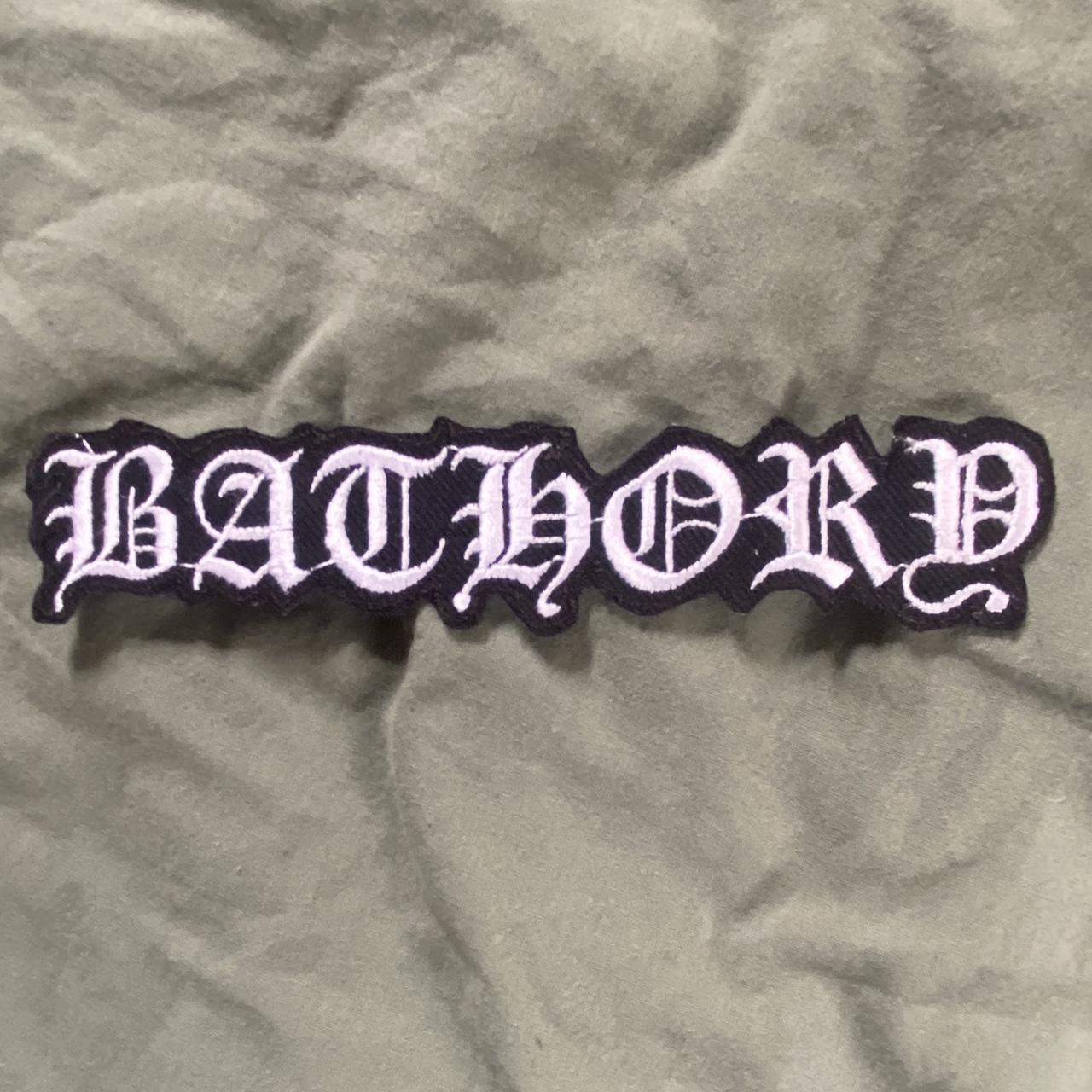 Bathory - Logo patch Great condition! #blackmetal... - Depop