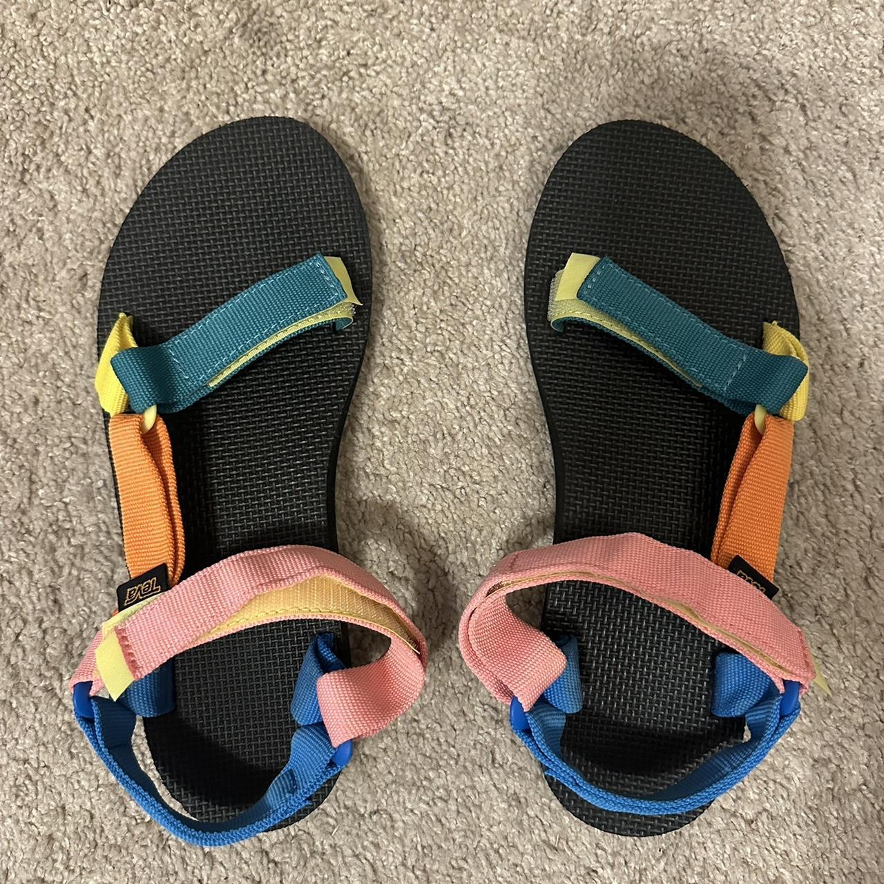 Teva sandals- multicolor - Depop