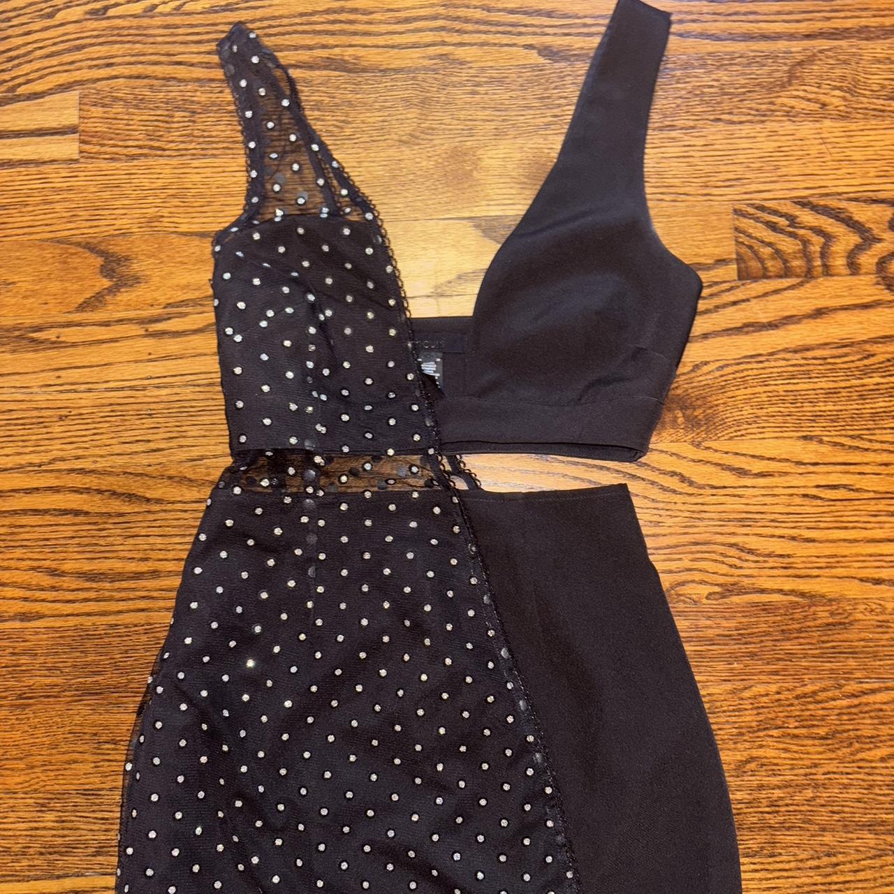 Mini sparkly h:ours dress. Bought for $198. Worn... - Depop