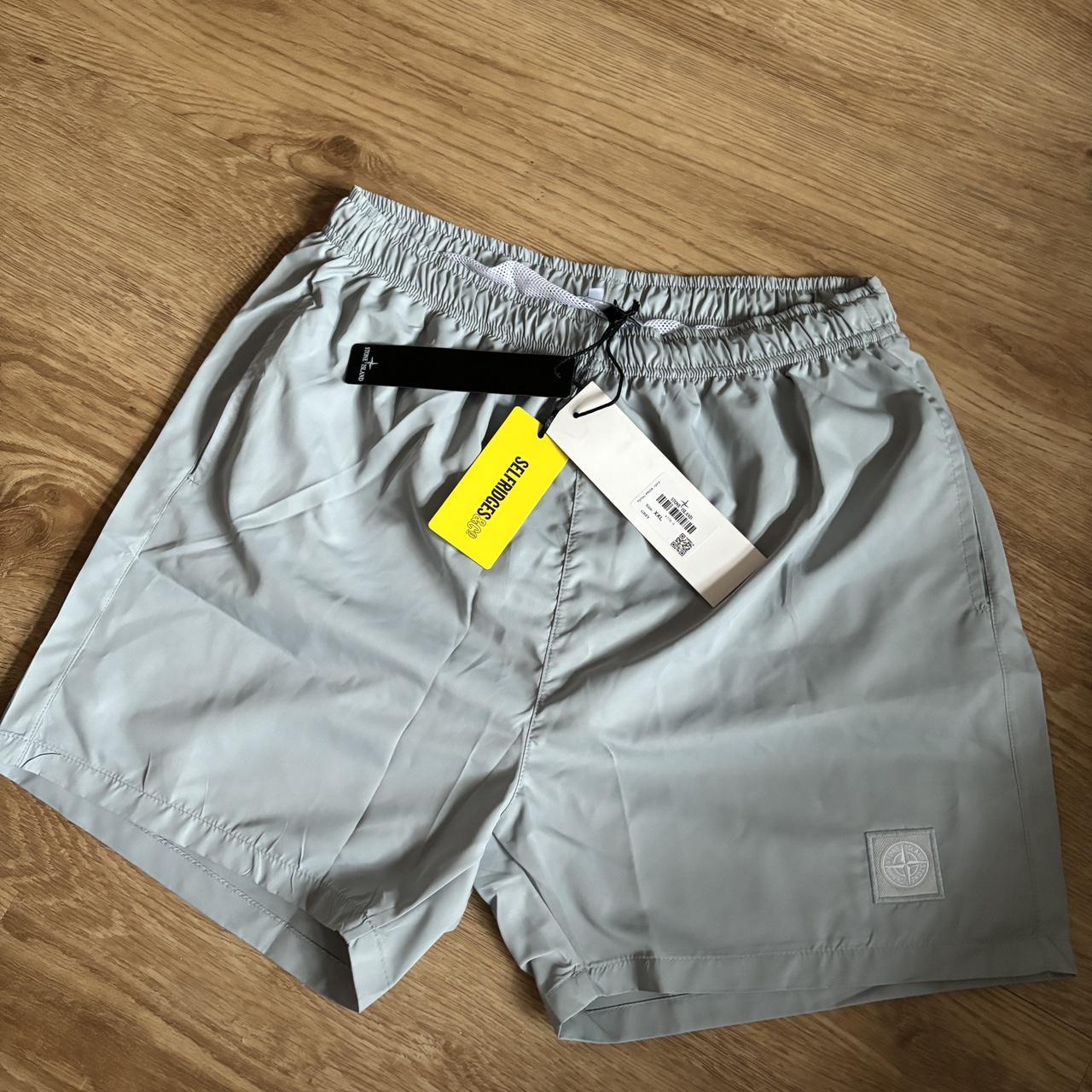 Stone island grey swim shorts brand new size S,M,XL,XXL - Depop