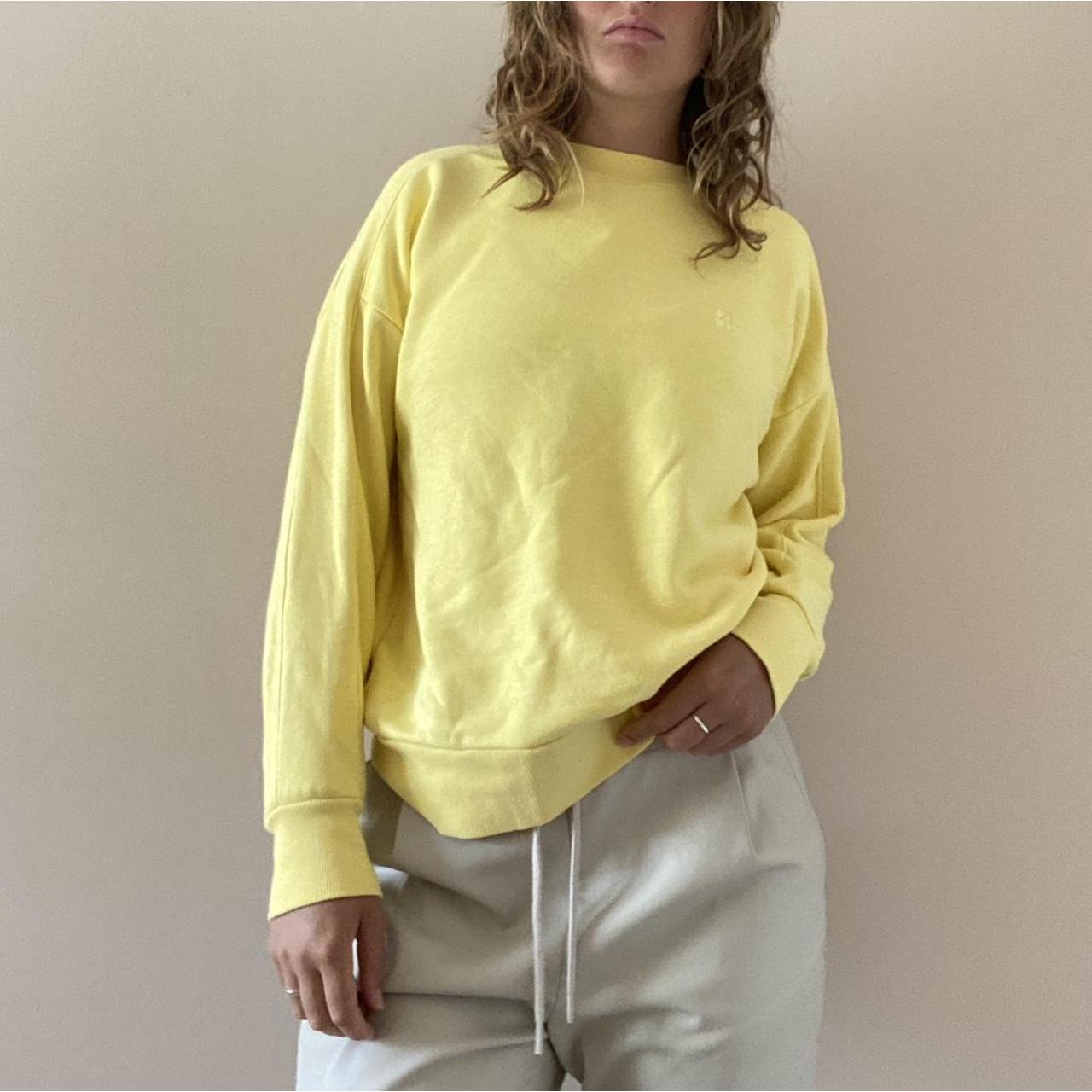 Super cosy bright yellow Sweaty Betty sweater 💛 in... - Depop