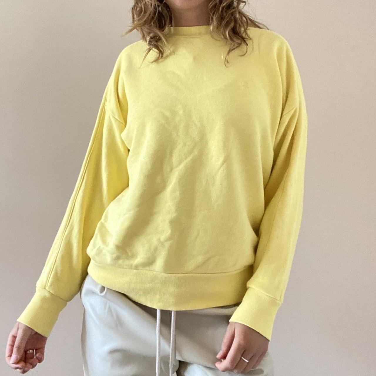 Super cosy bright yellow Sweaty Betty sweater 💛 in... - Depop
