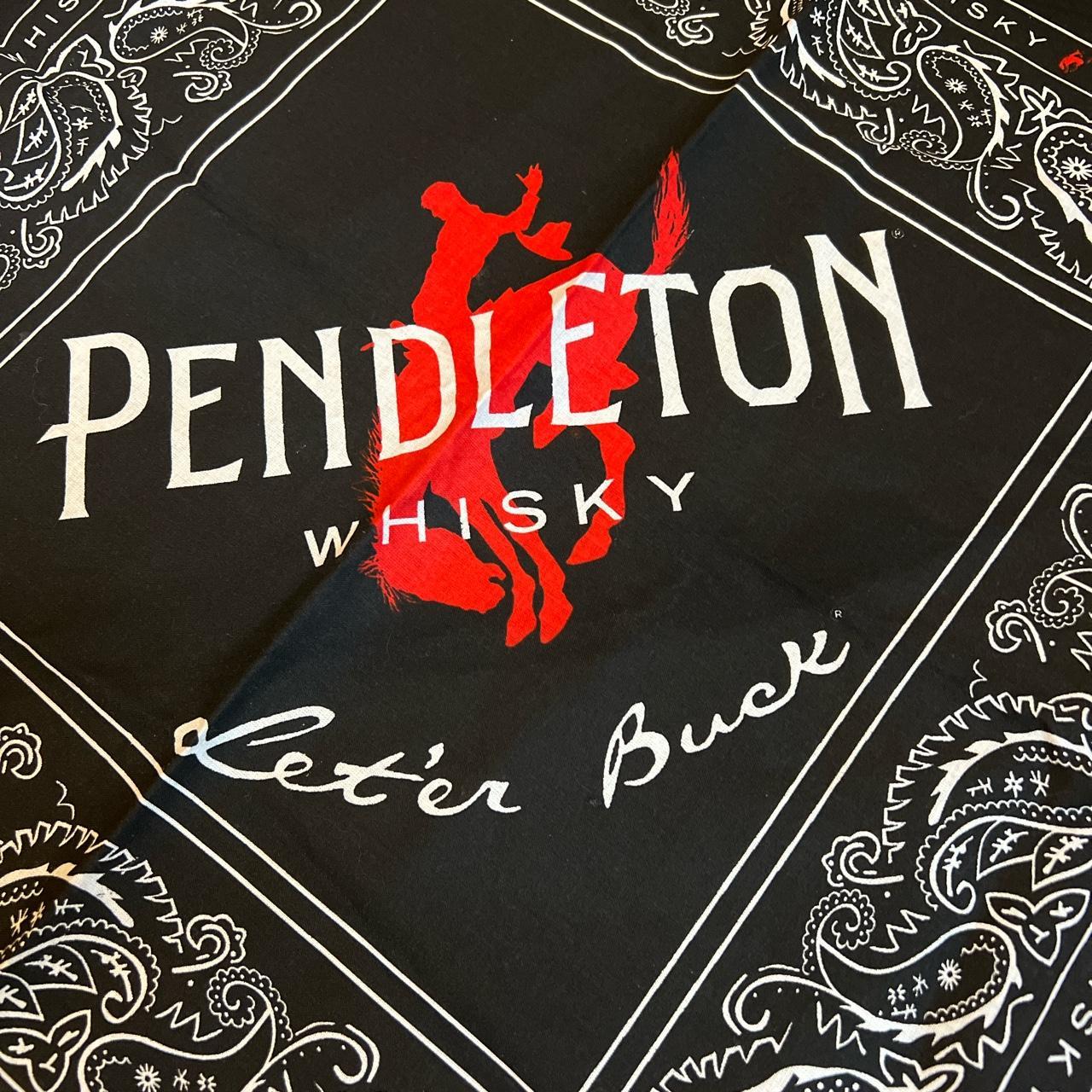 Pendleton Men's Black and Red Scarf-wraps | Depop