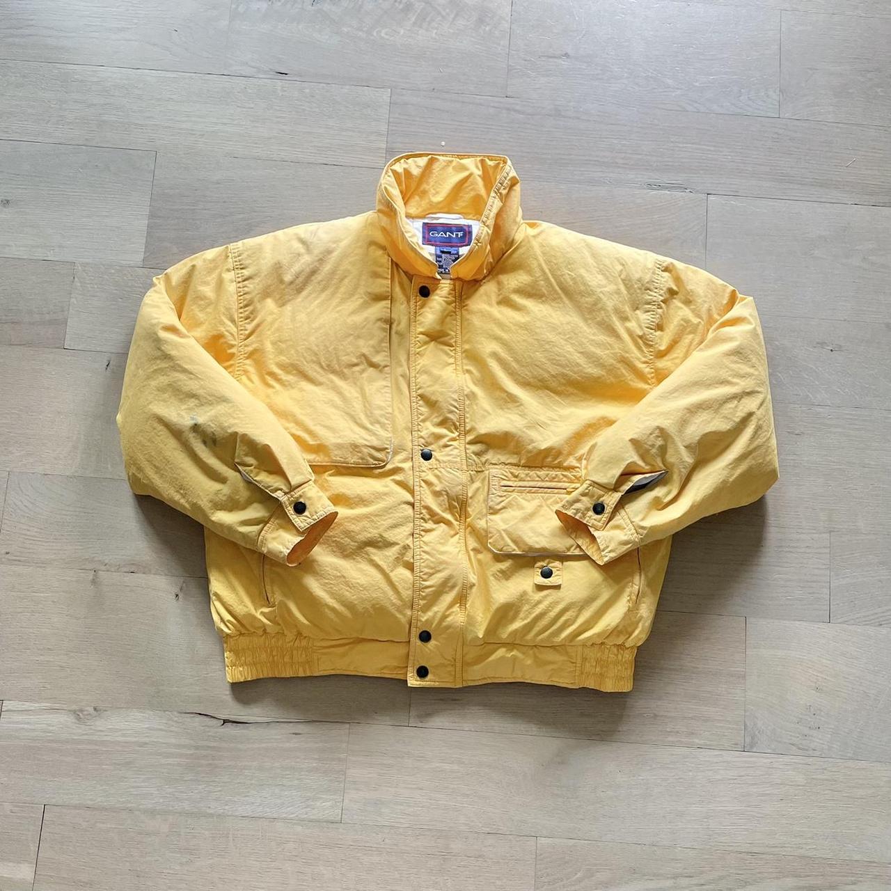 GANT Men's Yellow Coat | Depop