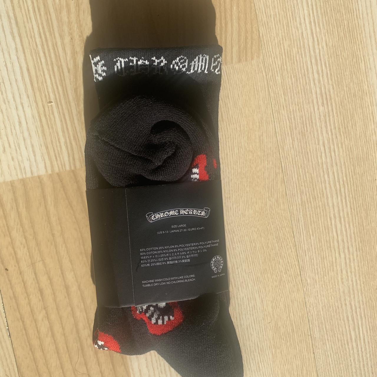Chrome hearts Matty boy chomper socks, brand new.... - Depop