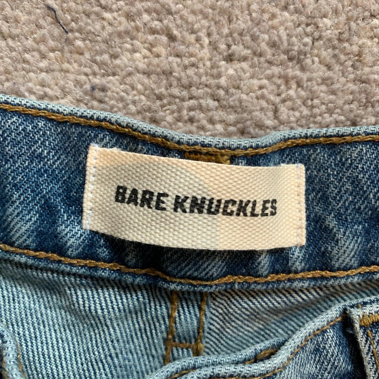 Bare Knuckles Javier Wide Leg Denim Jeans Blue Size... - Depop