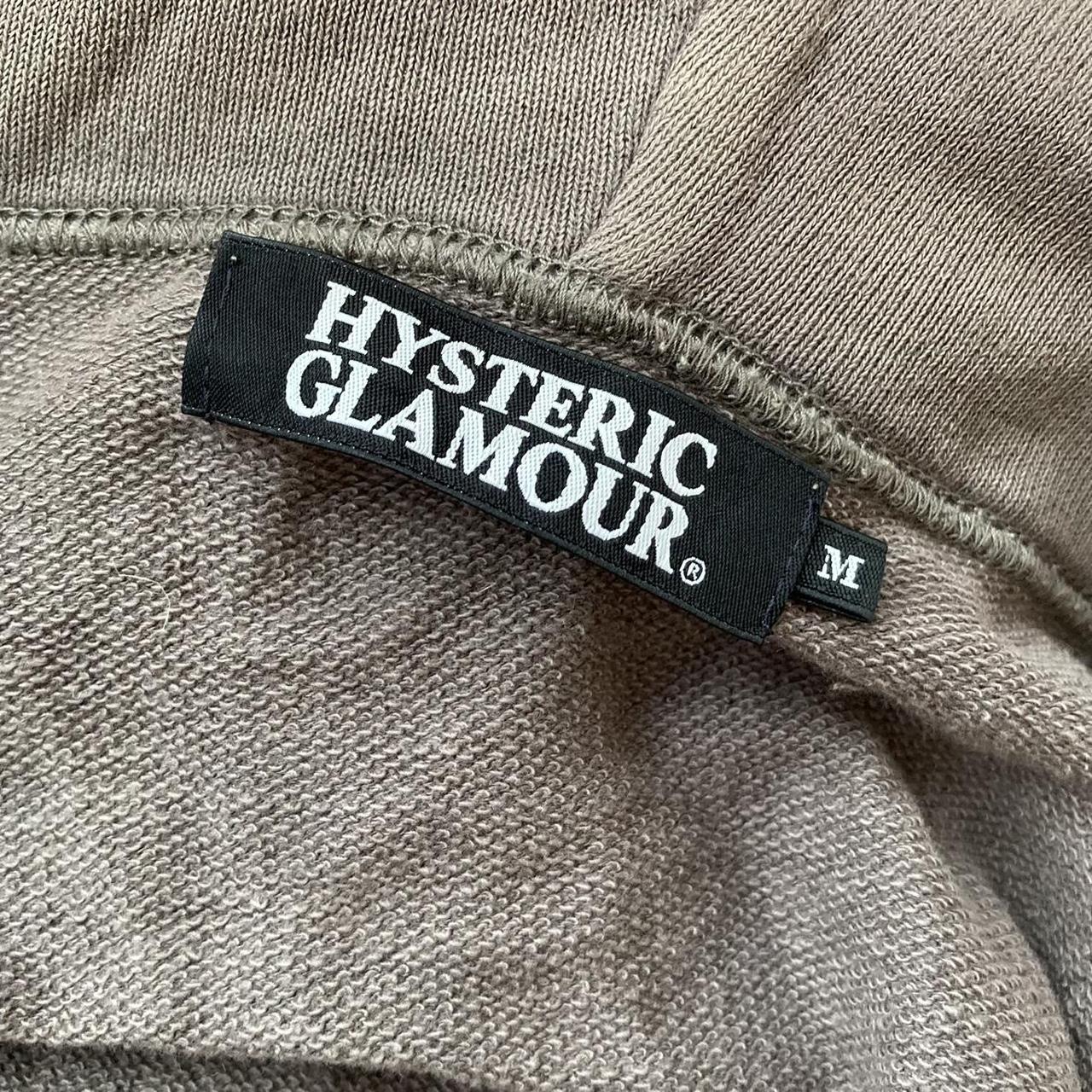 Hysteric Glamour olive coloured hoodie, size medium.... - Depop