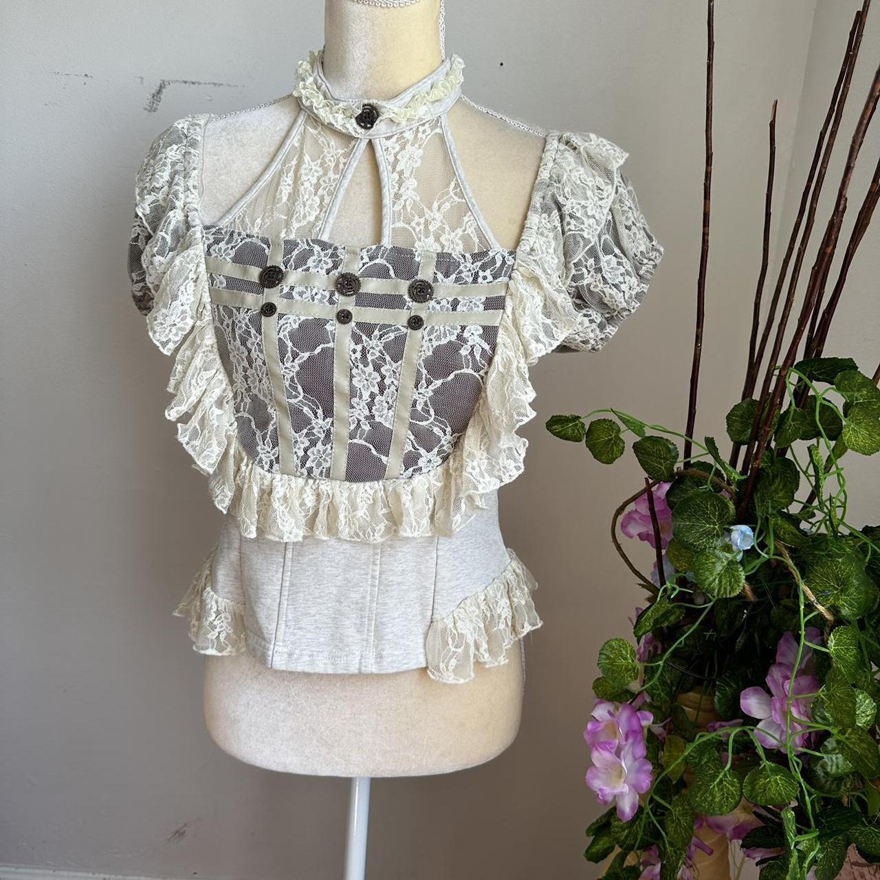 Dreamy Vintage Dead Forest Fairy Tale Grunge Lace... - Depop