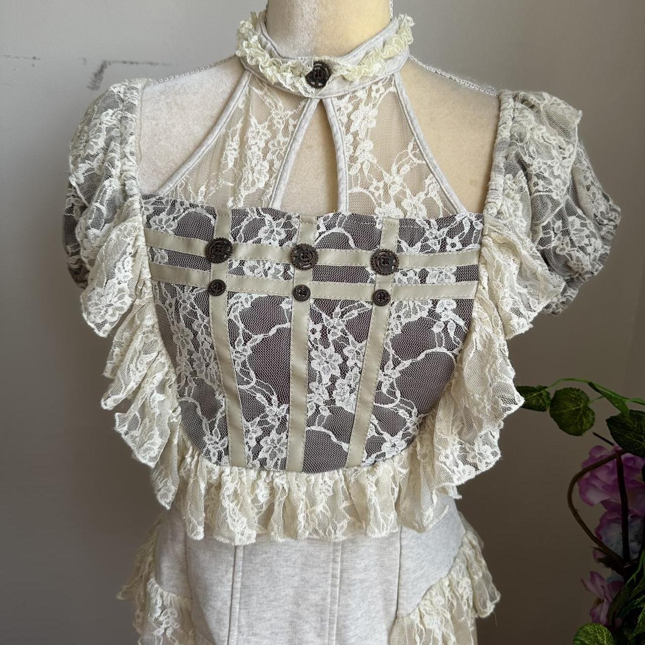 Dreamy Vintage Dead Forest Fairy Tale Grunge Lace... - Depop