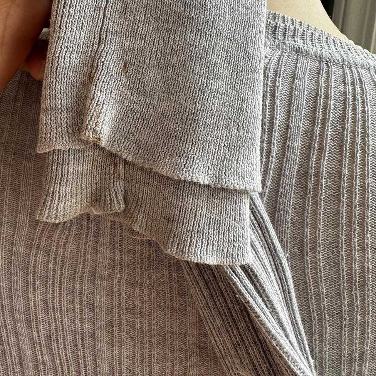 2000s Abercrombie & fitch grunge grey babydoll... - Depop