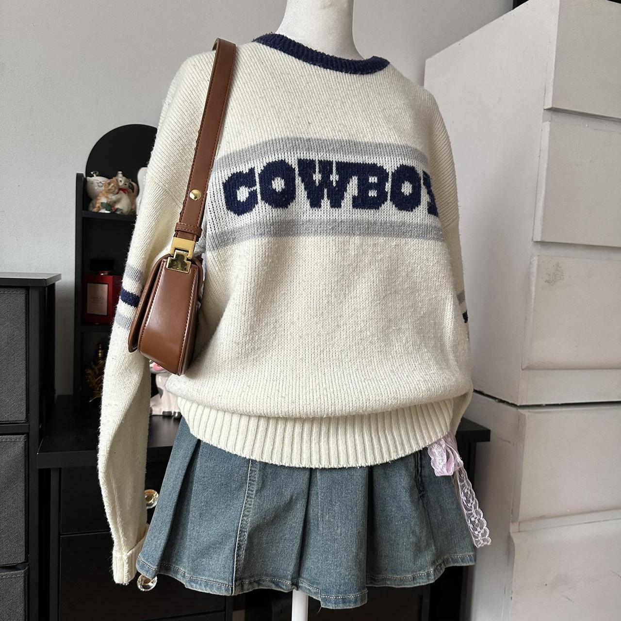 VINTAGE DALLAS COWBOYS KNIT JUMPER Early cowboys ... - Depop