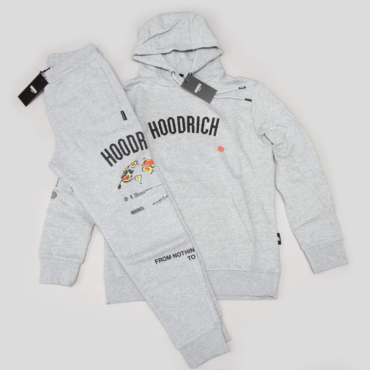 Hoodrich Full Tracksuit Medium Grey Brand new with... - Depop