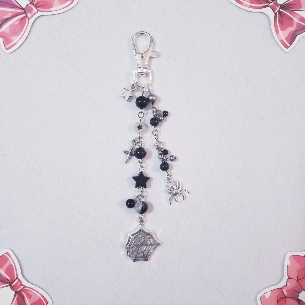Handmade Spider Web Keychain/Bag Charm 🎀 Handmade... - Depop
