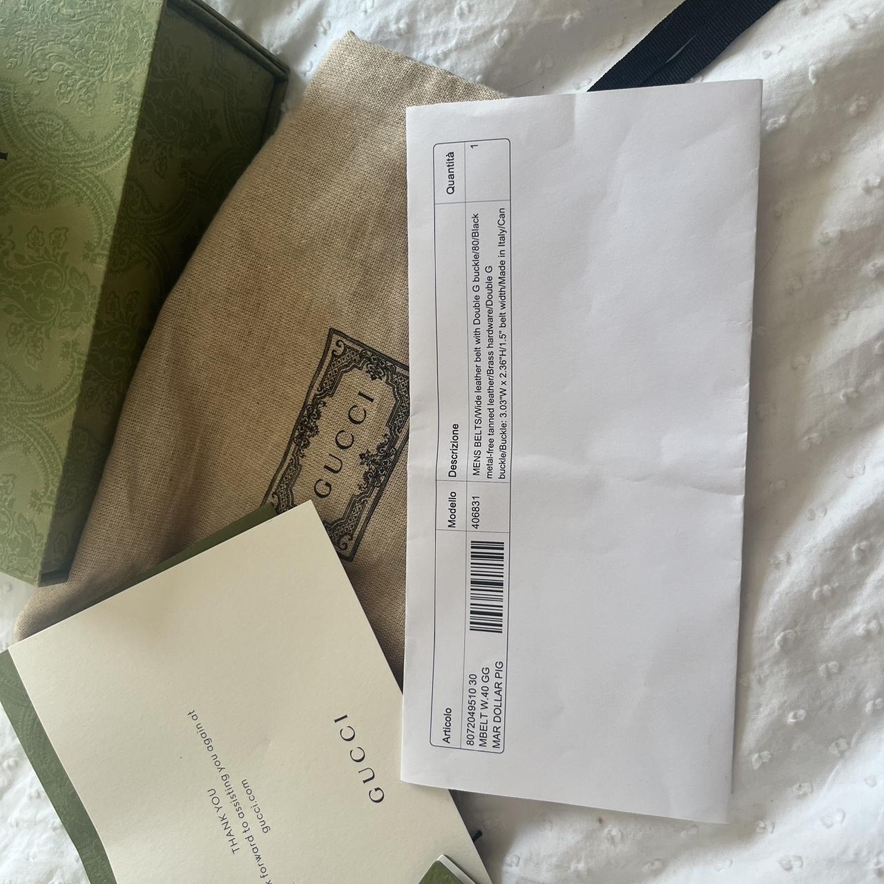 Gucci belt Comes with receipt and box/bags Wide... - Depop