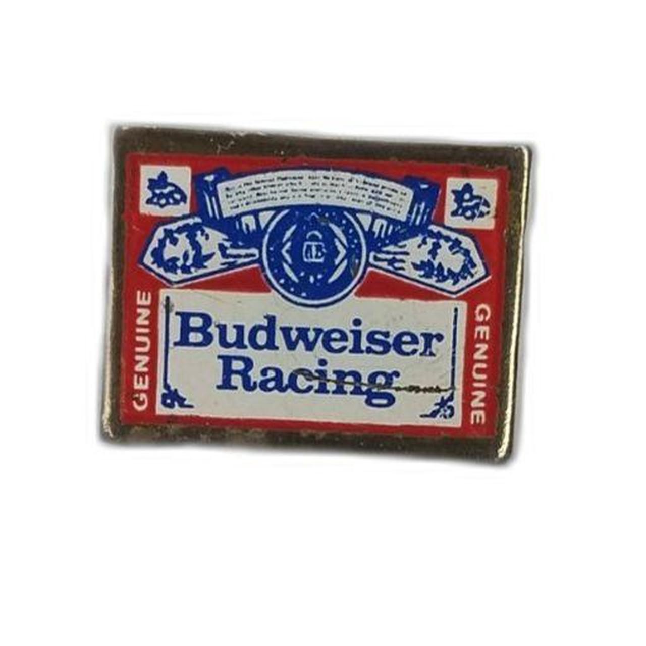 Genuine Racing Pin Budweiser King motorsports beer... - Depop