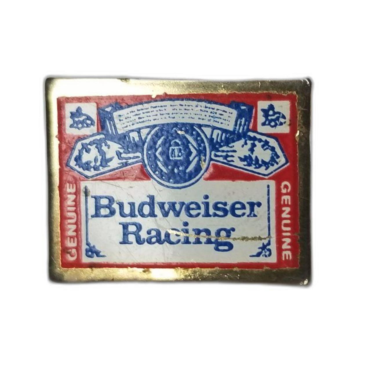 Genuine Racing Pin Budweiser King motorsports beer... - Depop