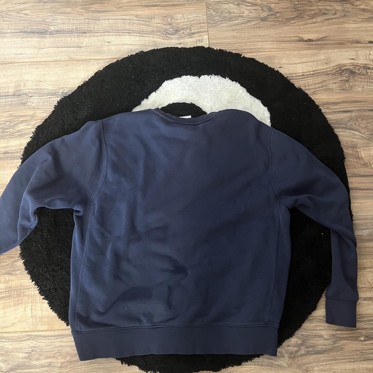 Nike blue crew neck - navy blue - size large - great... - Depop