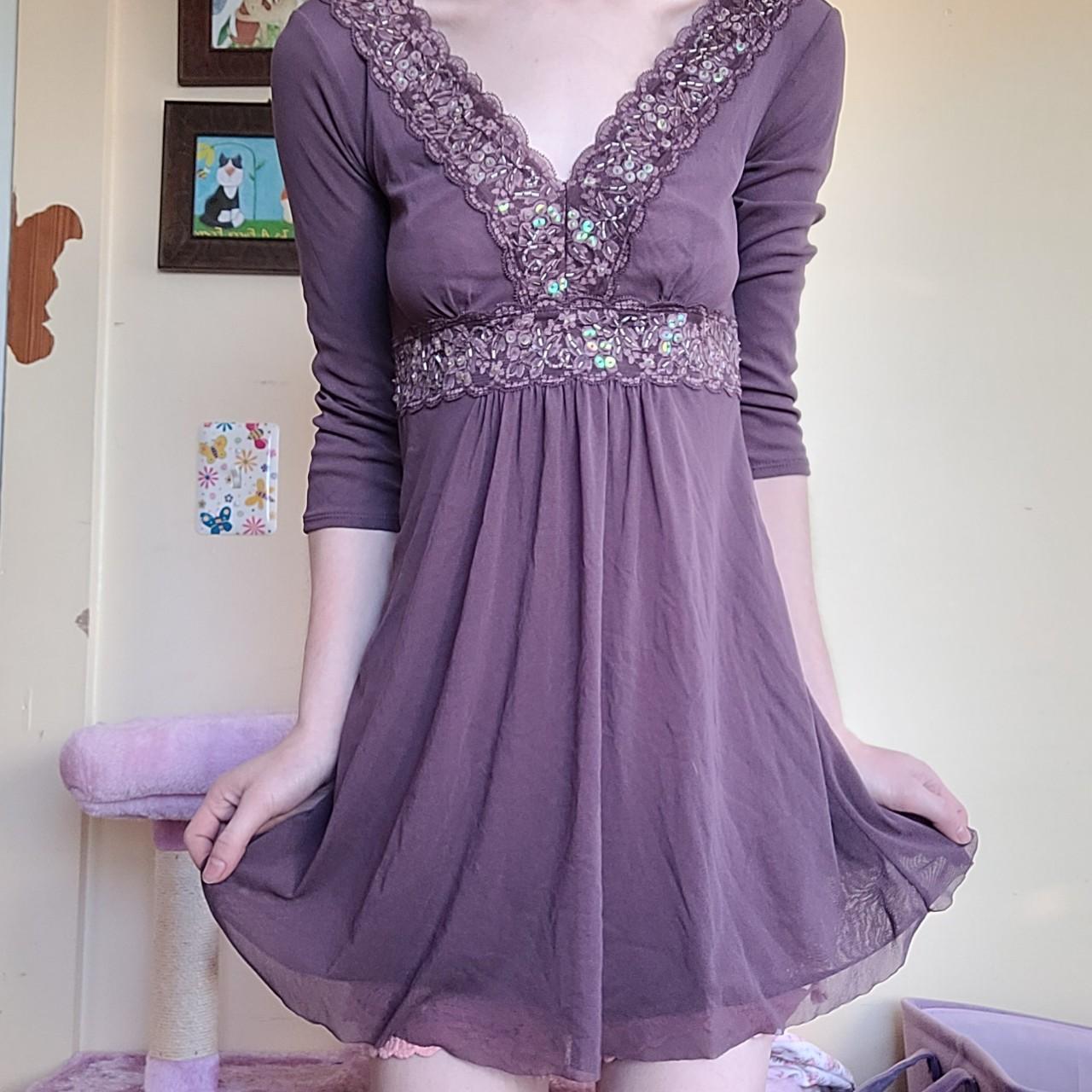 stunning plum colored fairy core top 🧚‍♀️ 🍷 (could be a... | Depop