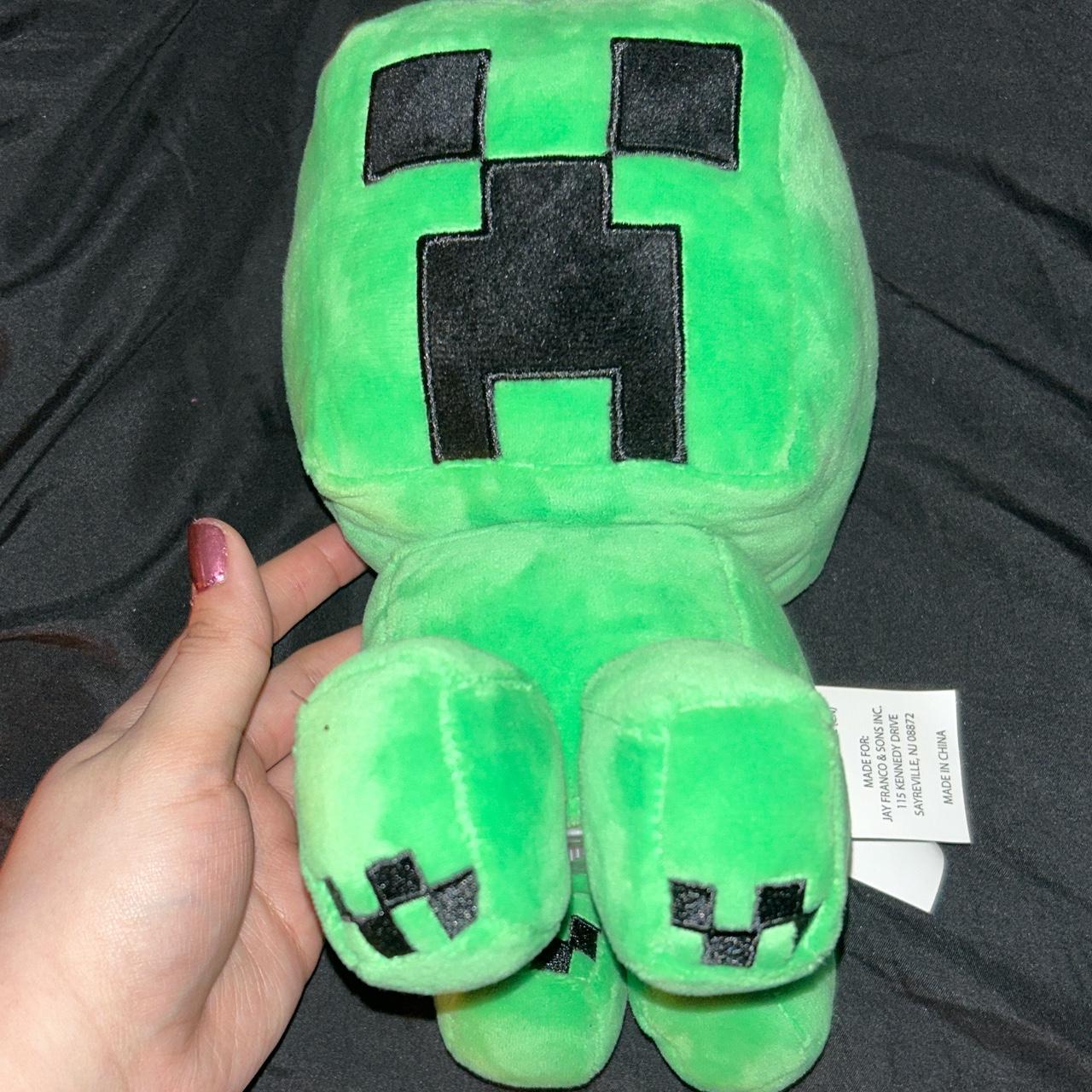 minecraft creeper plush plush doubles as piggy... - Depop