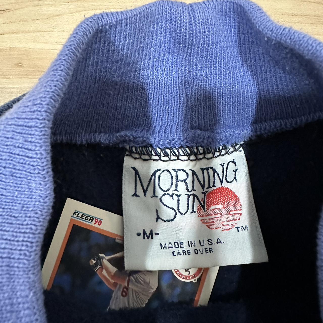 Morning sun winter snowfall trees crewneck medium - Depop