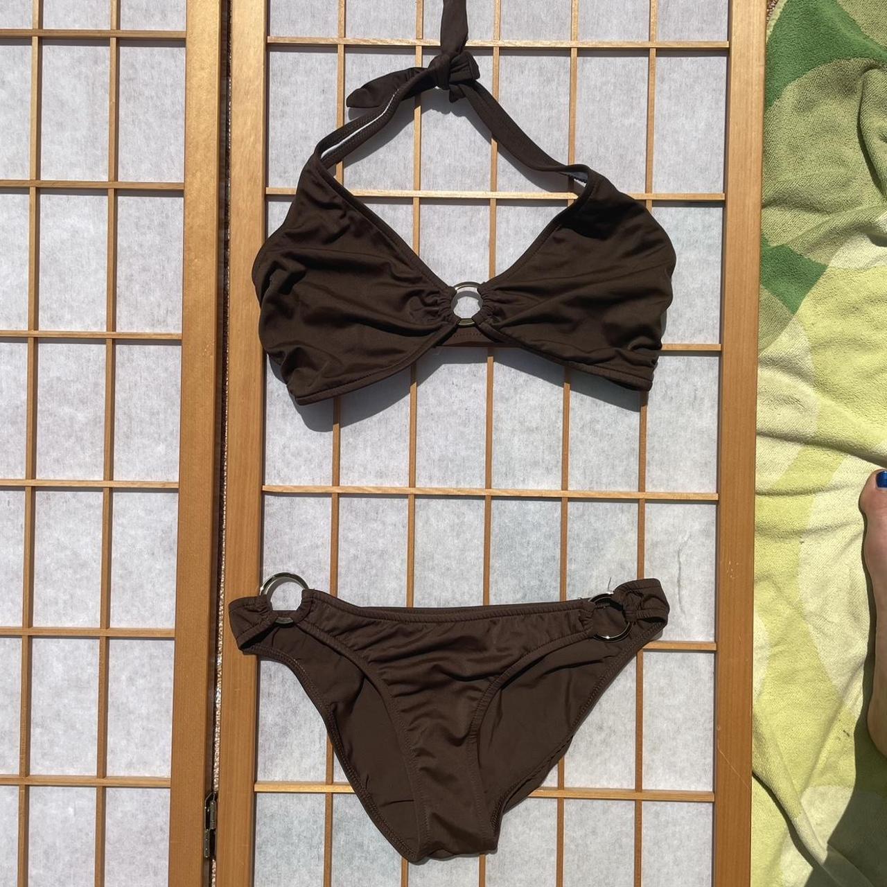 Venus Women's Brown Bikinis-and-tankini-sets | Depop