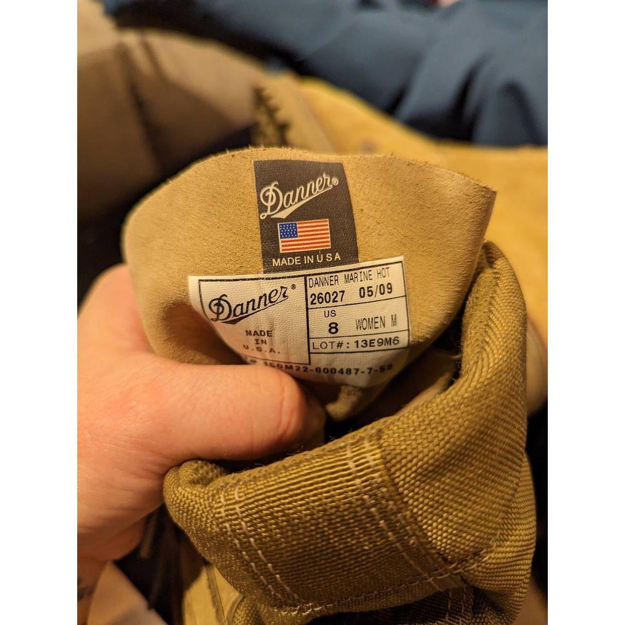 New Danner military issue leather combat boots size... - Depop