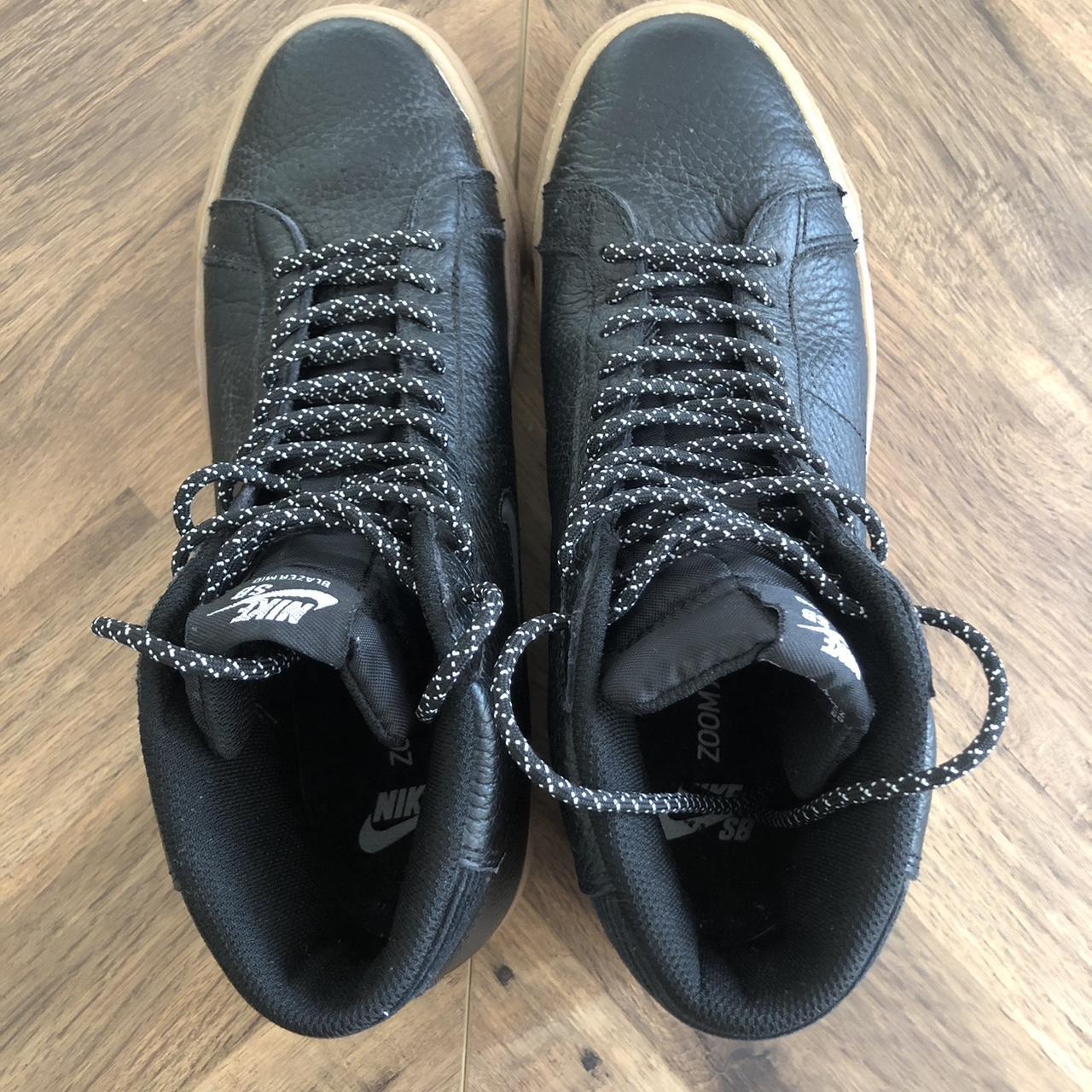 Nike SB blazer mid top trainers *small size 8 fits... - Depop
