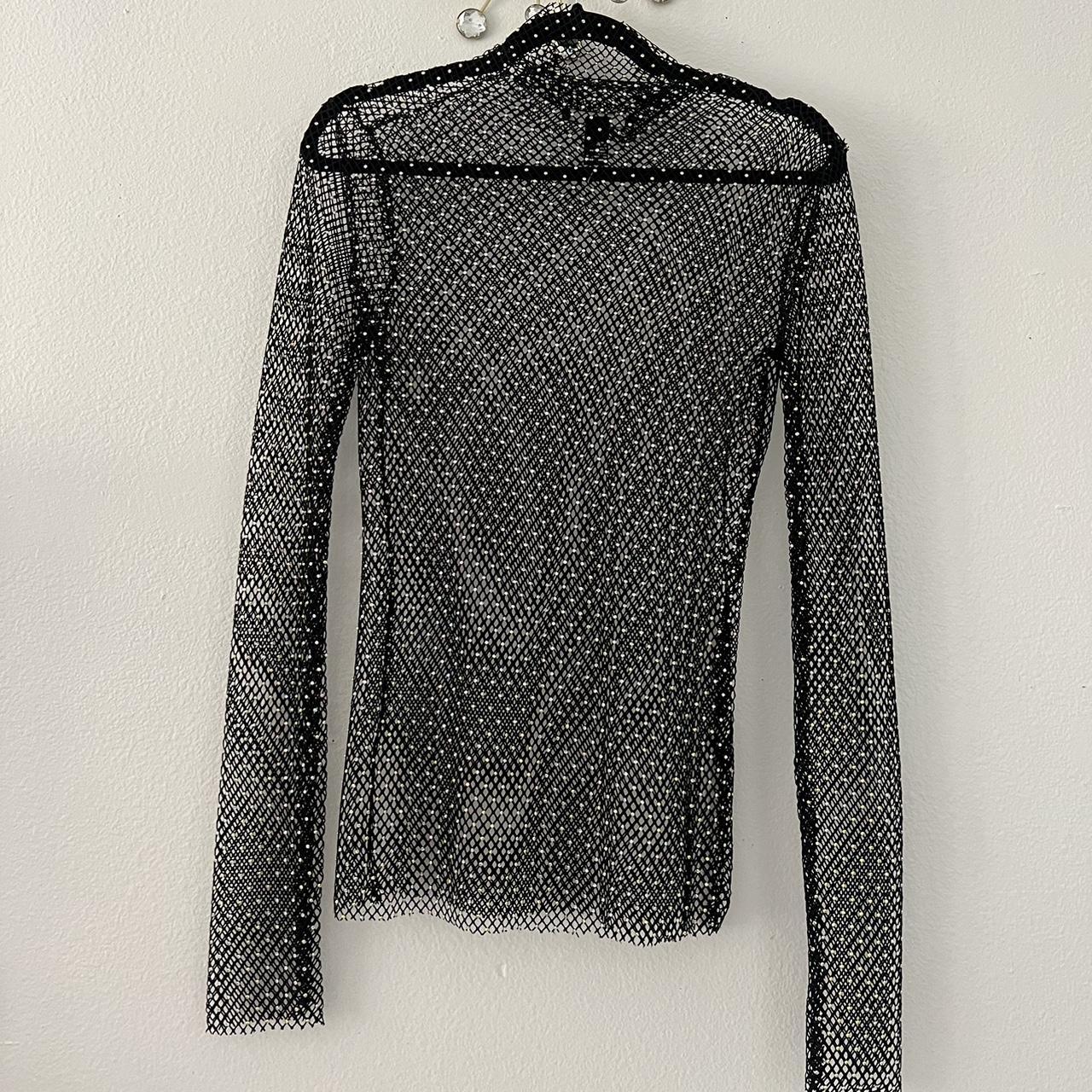 brand new sparkling net like shirt! the sparkles... - Depop