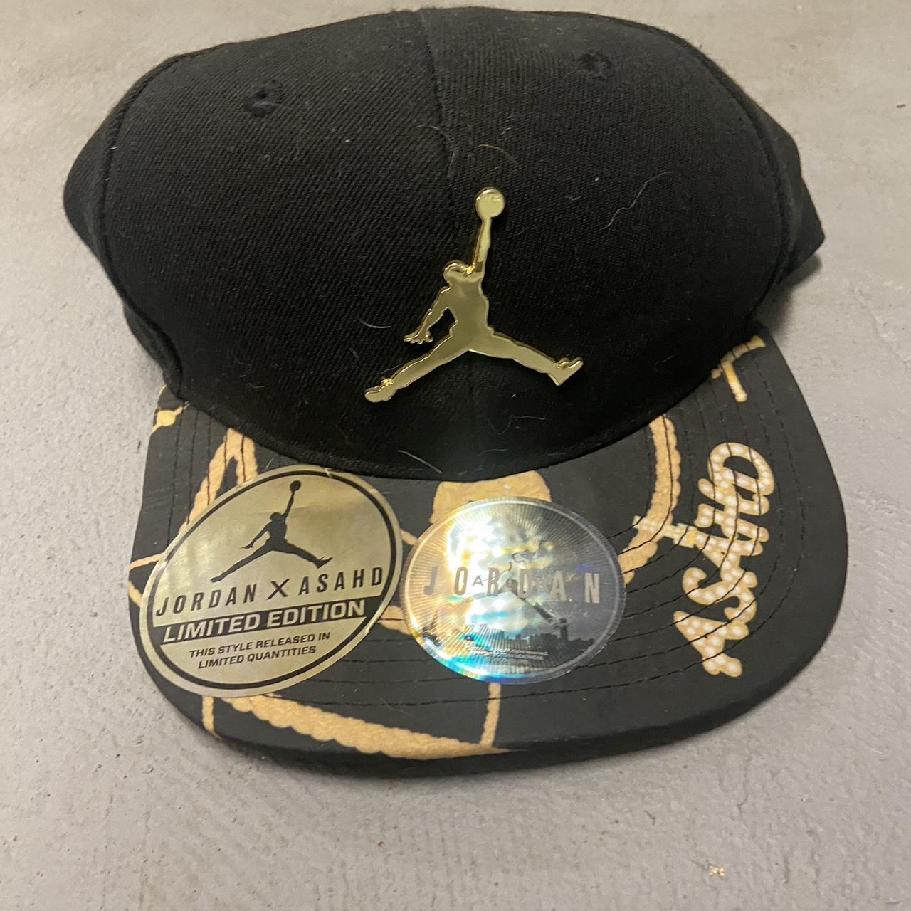 jordan snap back jordan x asahd colab with... - Depop