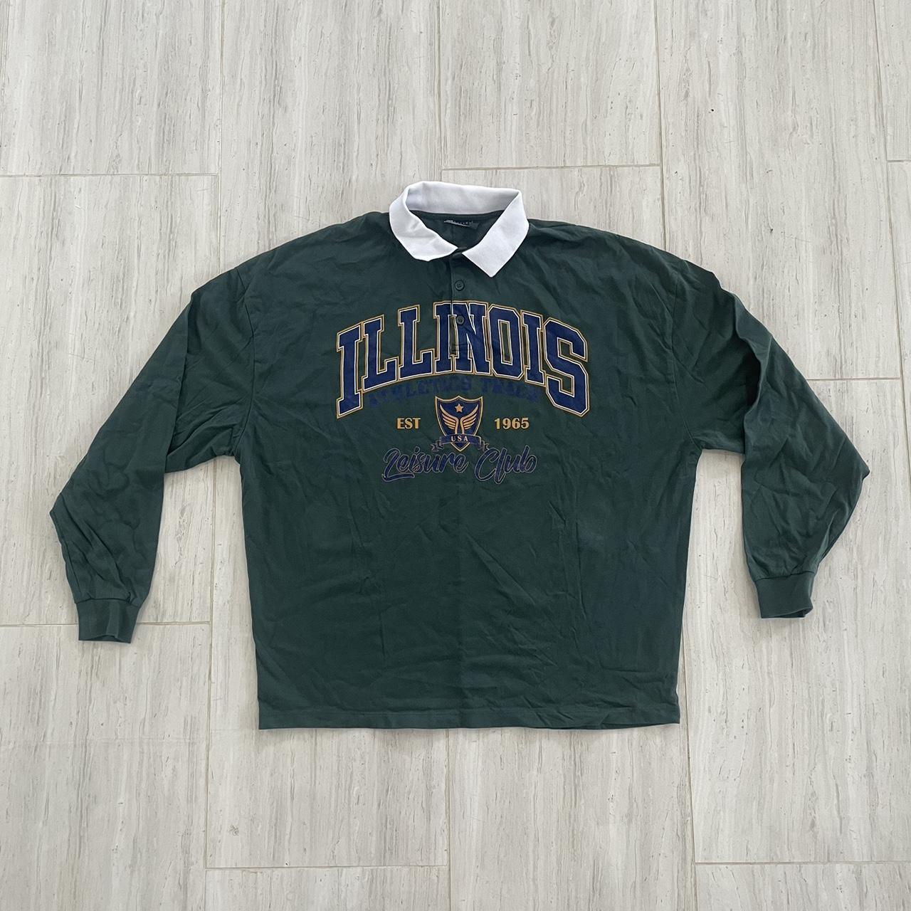 ASOS Oversized Illinois Athletics Leisure Club Long... - Depop