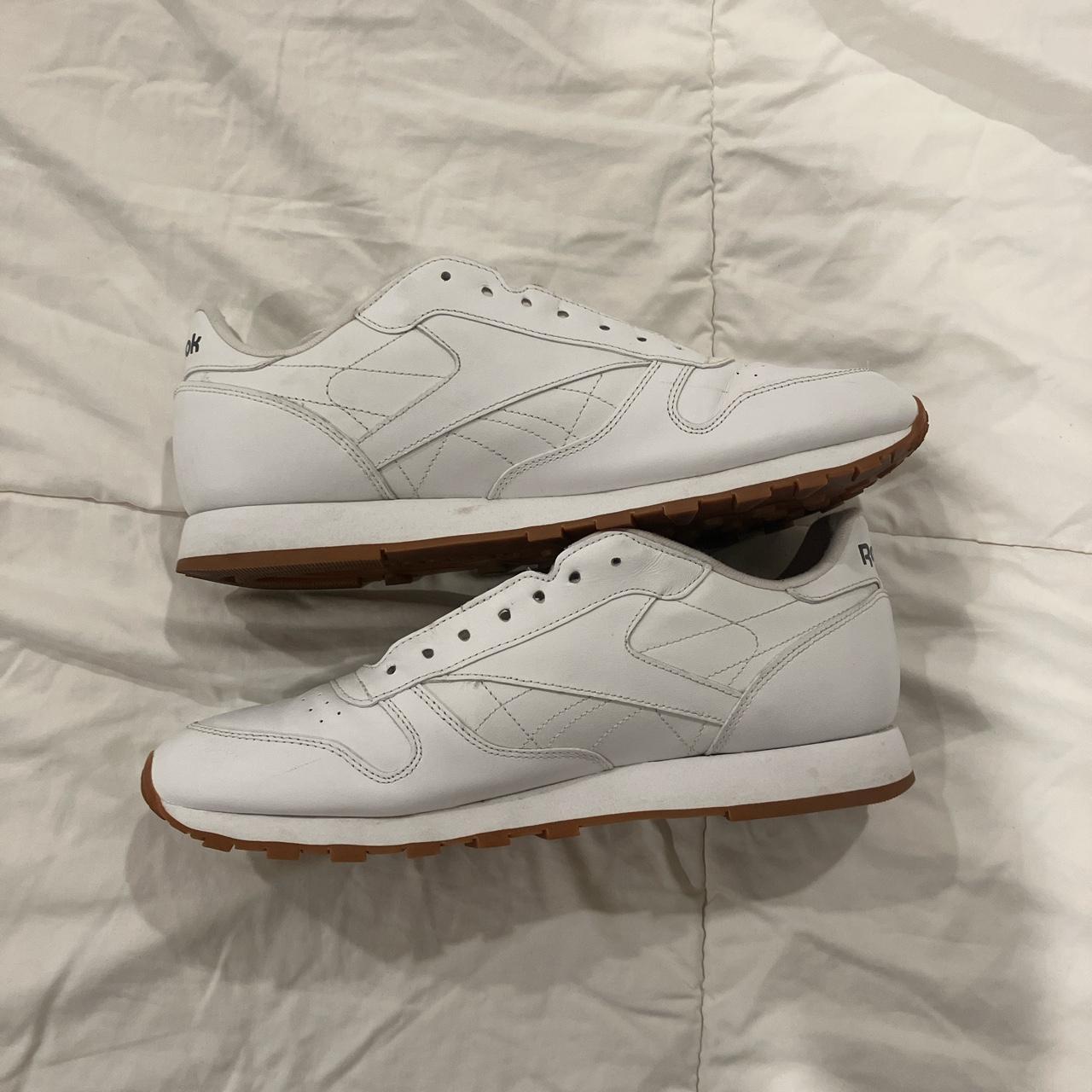 Reebok classic leathers Brand new, box is thrashed... - Depop