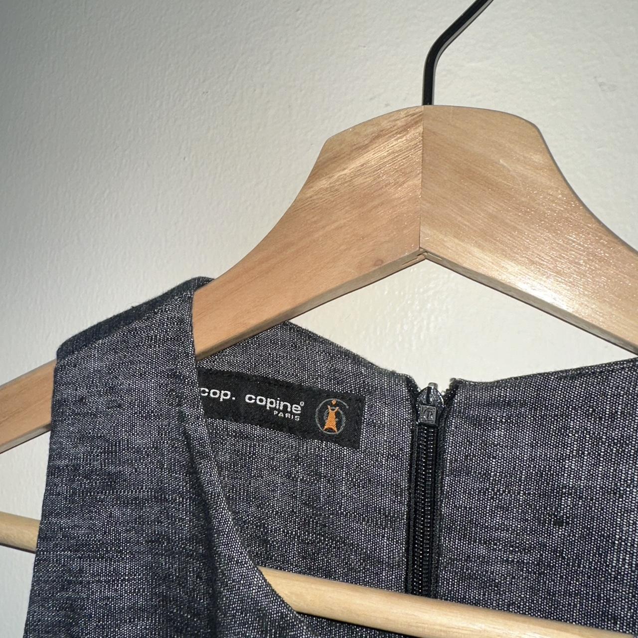 Vintage 90s Cop Copine linen dress Screenprinted... - Depop