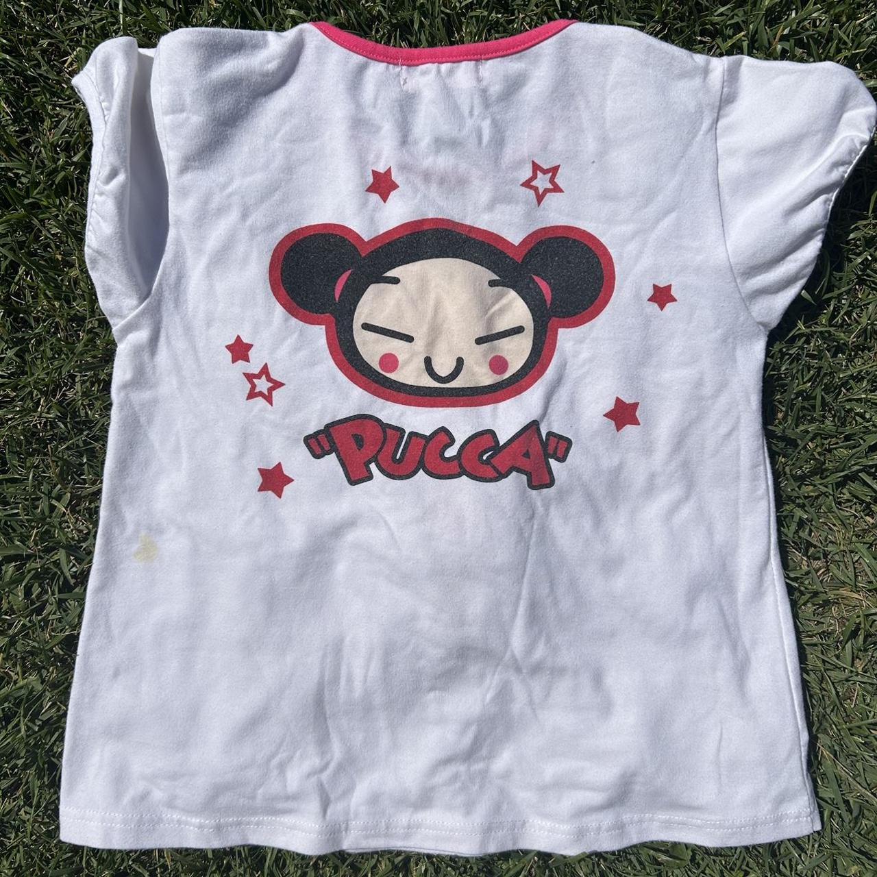vintage y2k pucca baby tee size kids xl chest:... - Depop