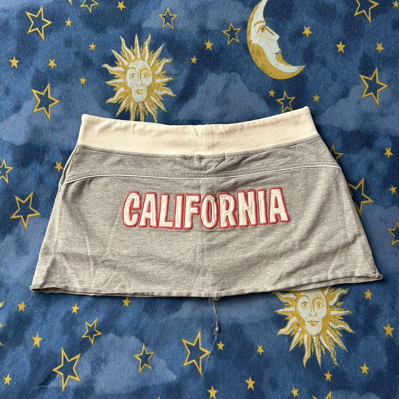 vintage 2000s california tramp stamp micro mini... | Depop