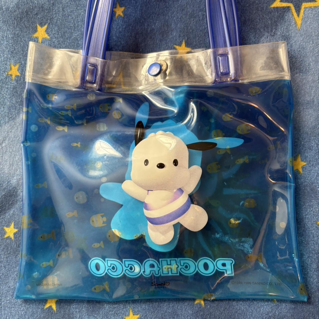 vintage 1999 pochacco vinyl bag tags: summer / y2k... | Depop