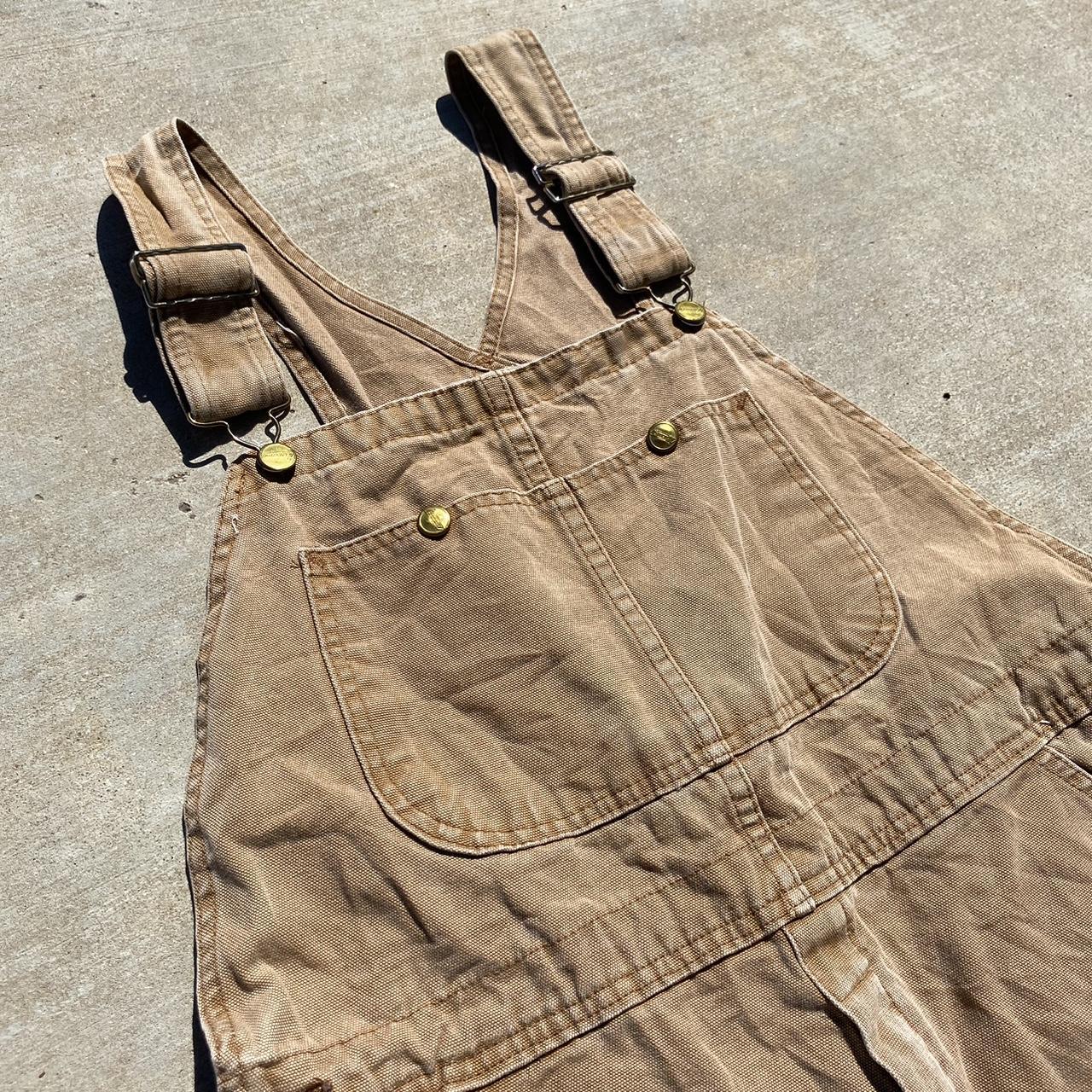 Vintage dickies carpenter overalls Slightly... - Depop