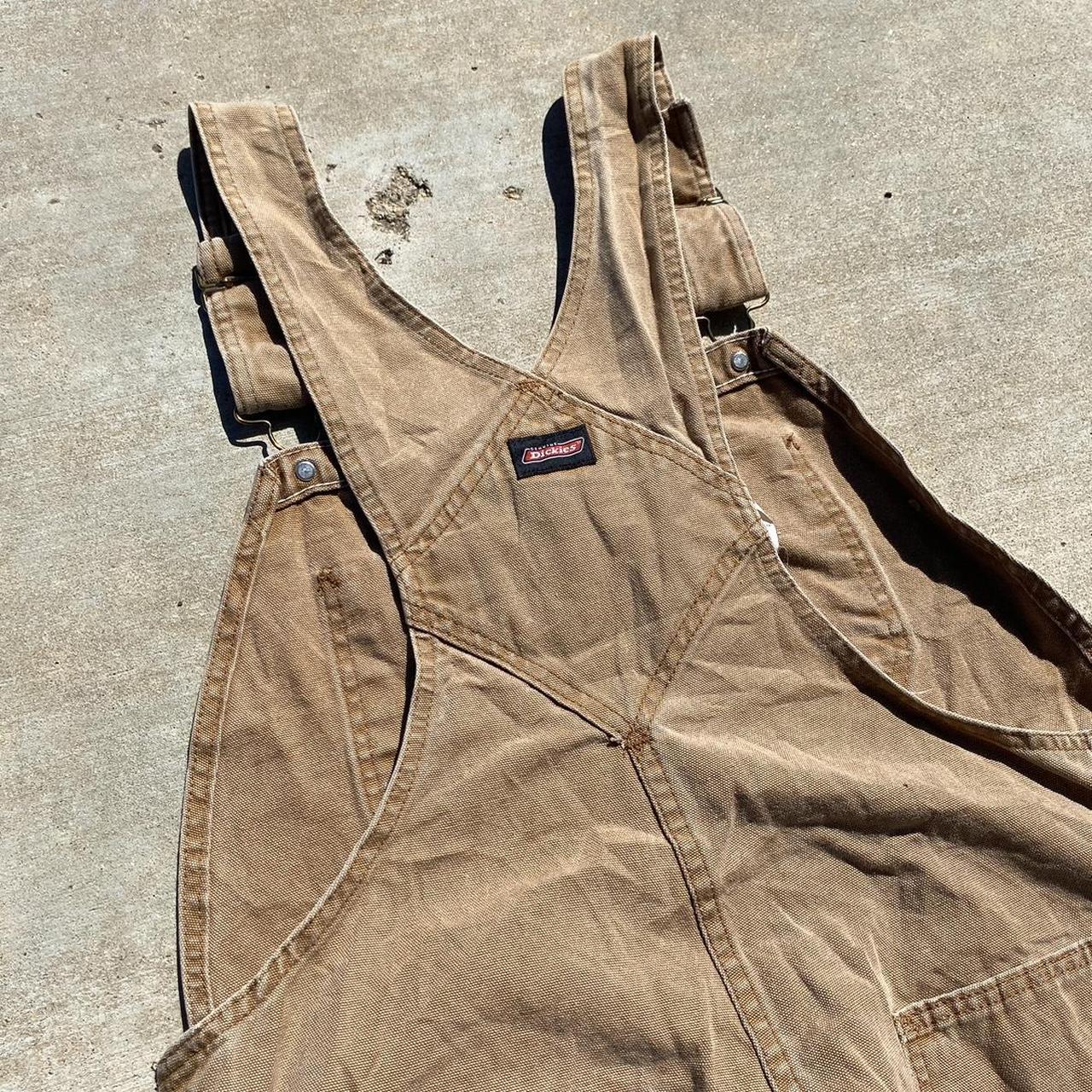 Vintage dickies carpenter overalls Slightly... - Depop