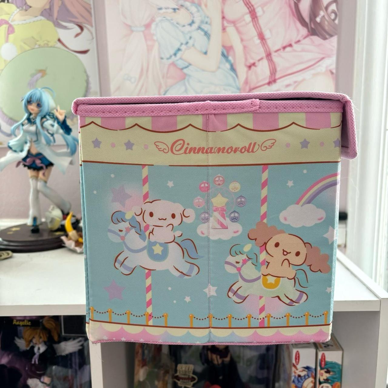 cinnamoroll and friends foldable storage box!... - Depop