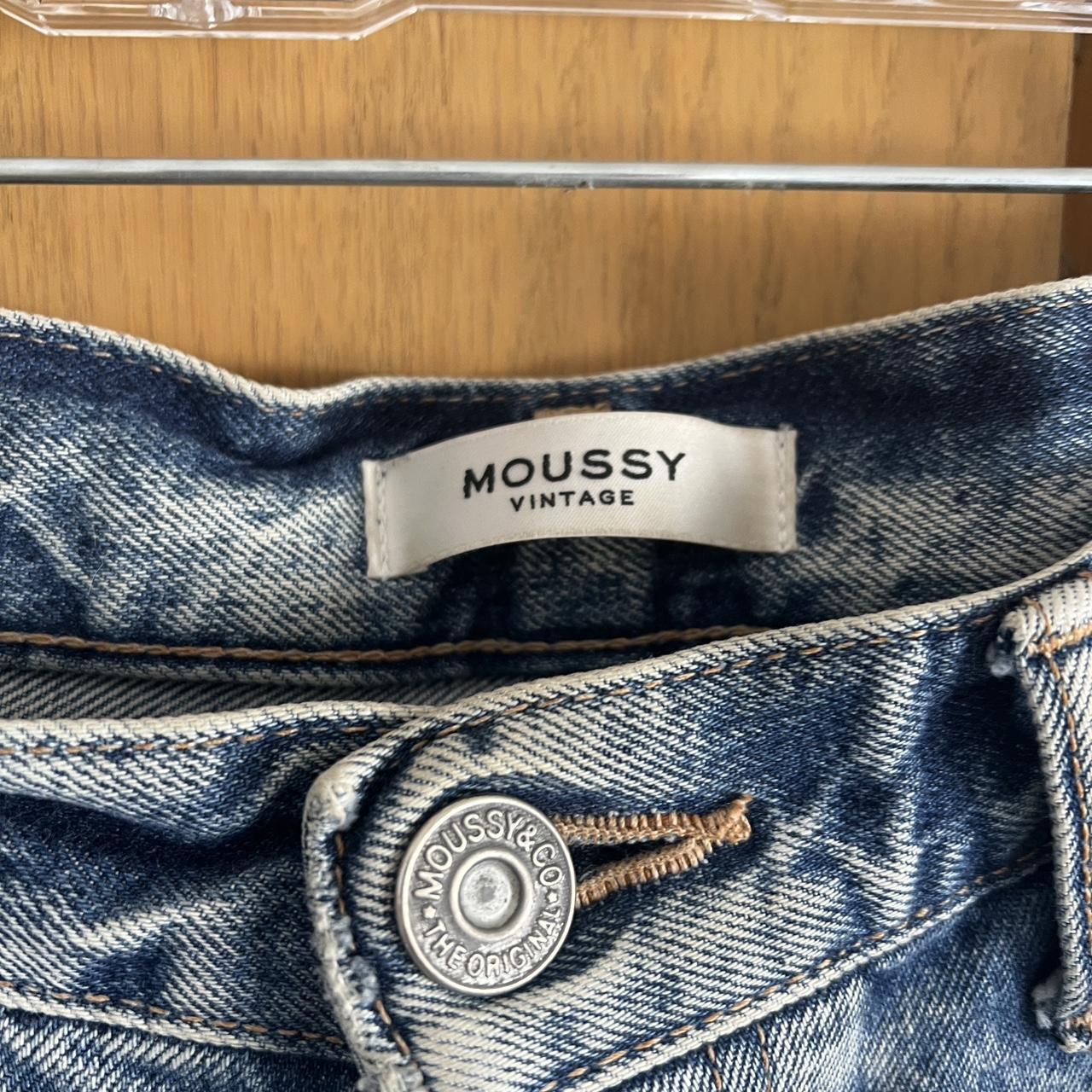 MOUSSY Denim. Mid-rise, slit on the bottom. Size 28,... - Depop