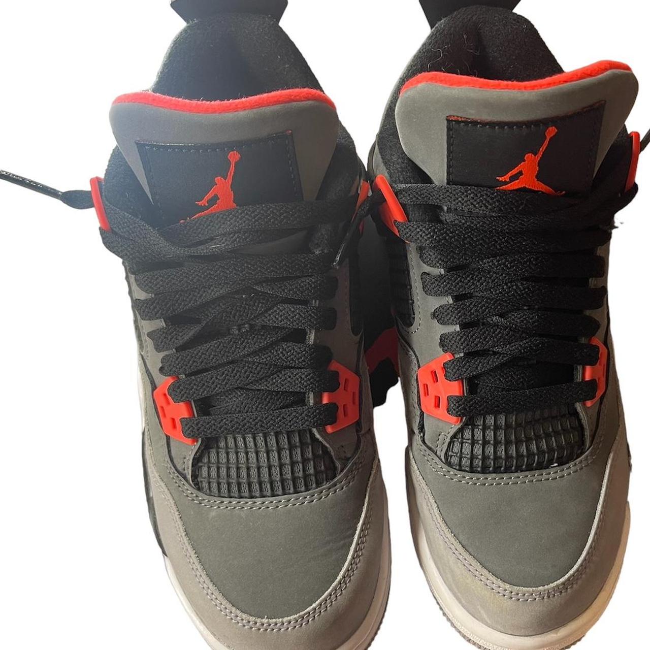 jordan 4 infrared size 4y= 5.5 in women’s slight... - Depop