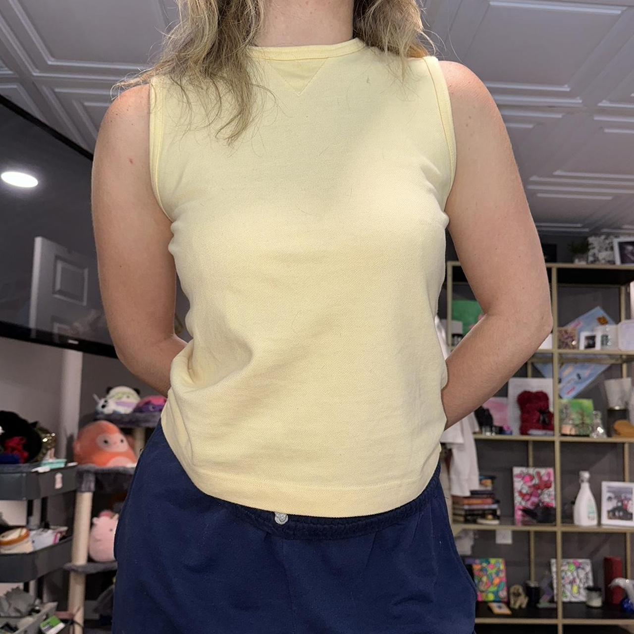 Baby yellow vest top by Ralph Lauren Excellent... | Depop