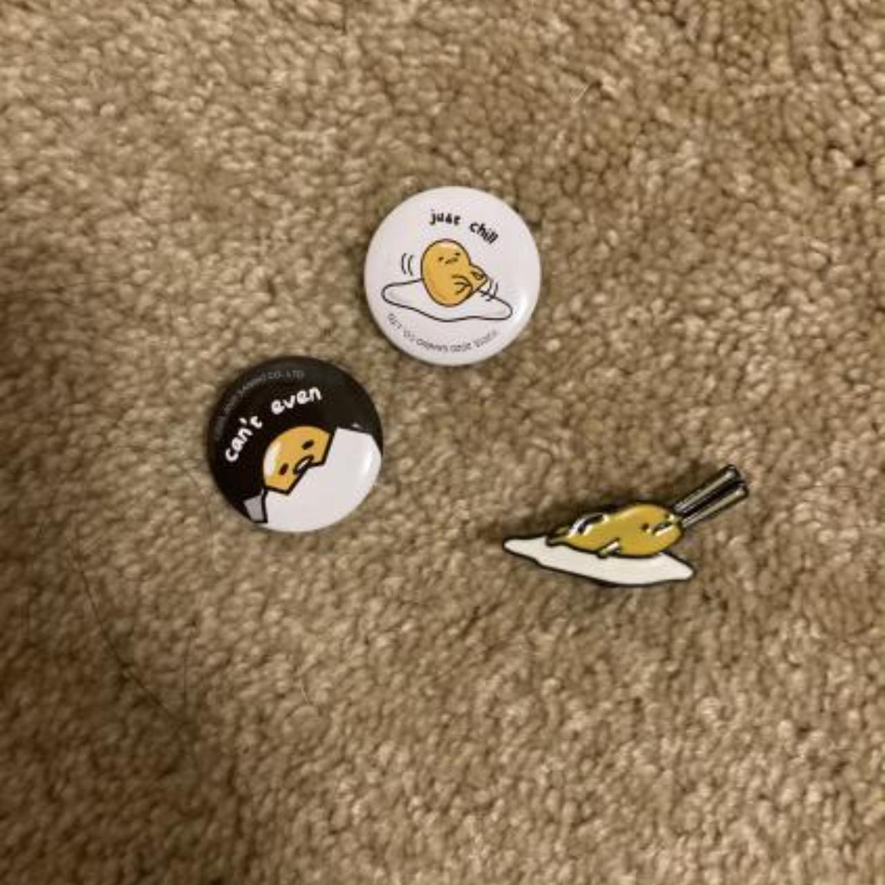 gudetama pins set... - Depop