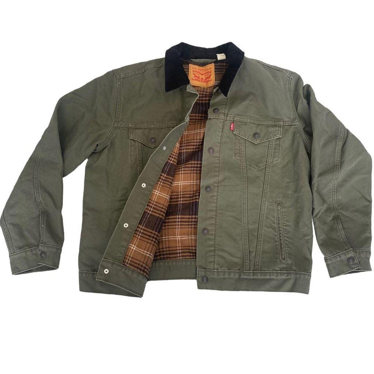 Levi's Men's Green Jacket | Depop