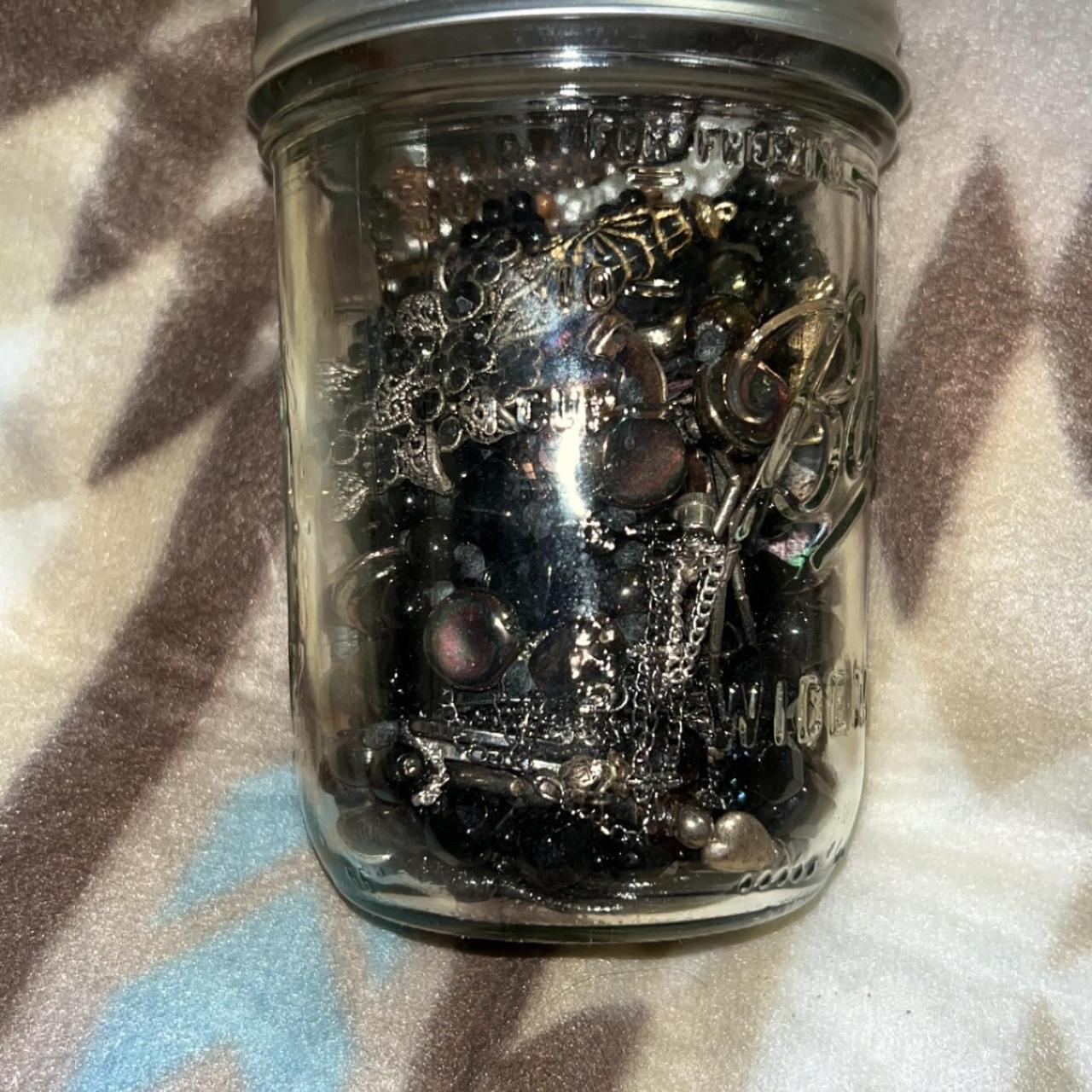 Black themed mystery jewelry jar! Lots of styles!... - Depop