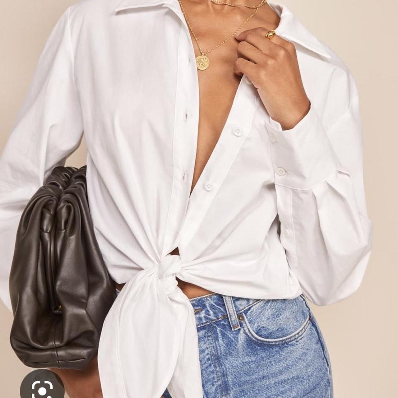 Reformation Hansen shirt - Depop